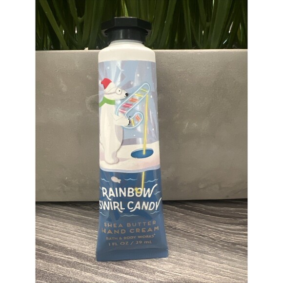 Bath & Body Works | Skincare | New Rainbow Swirl Candy Hand Cream Oz ...